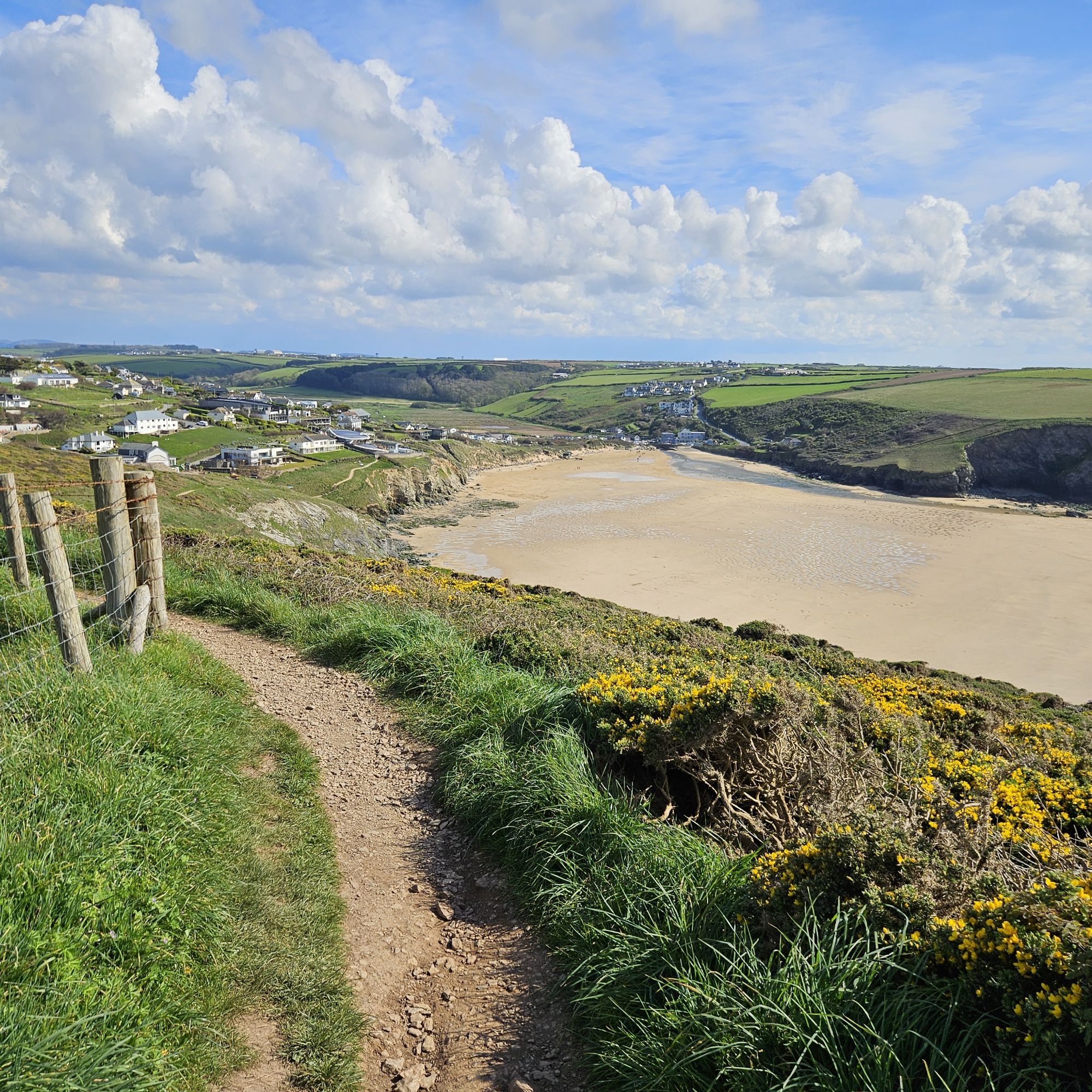 Day 17 Padstow to Trenance. Sun, sea, sand, Saunas, coves and bays ...